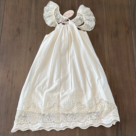 Magpie & Mabel | Dresses | New Girls Magpie Mabel Cream Lace Flutter ...